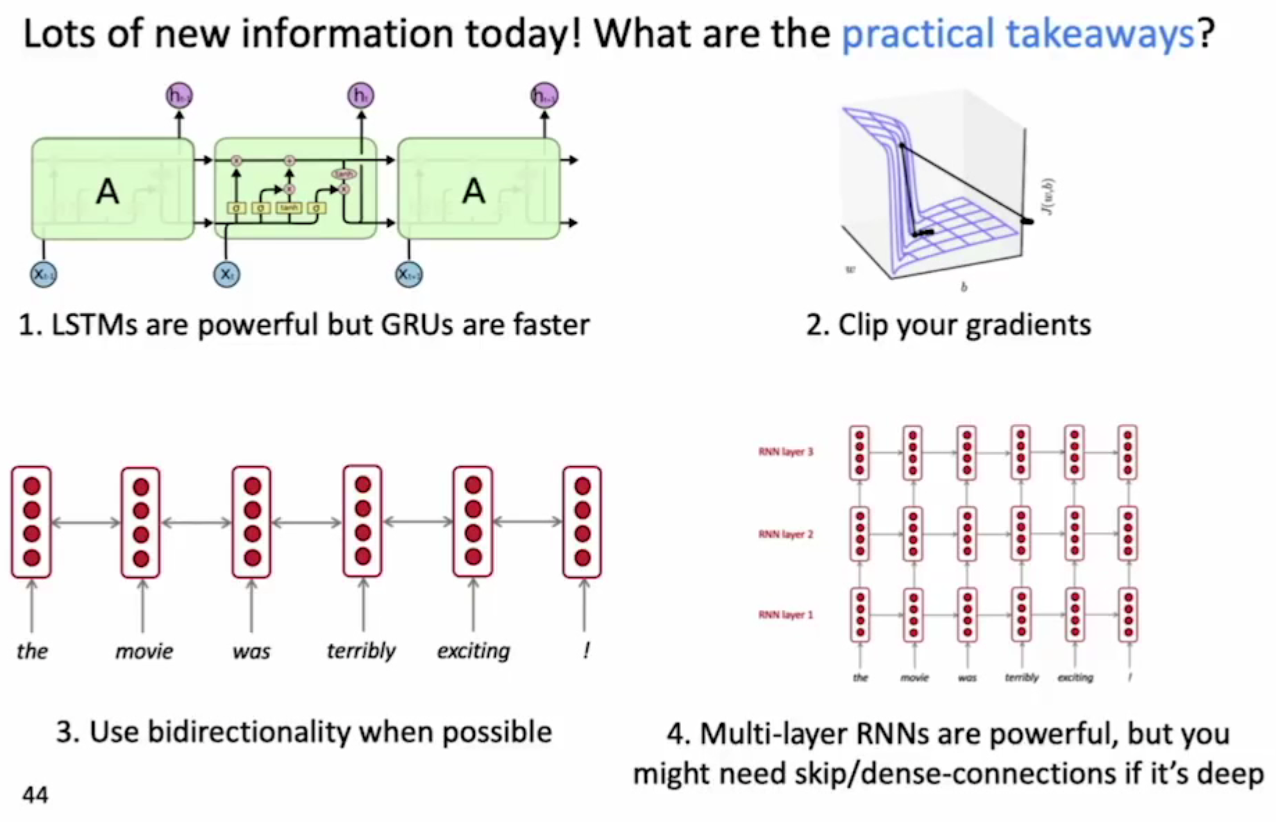 cs224n-5.RNN主要问题与改进 | 光与影的个人博客
